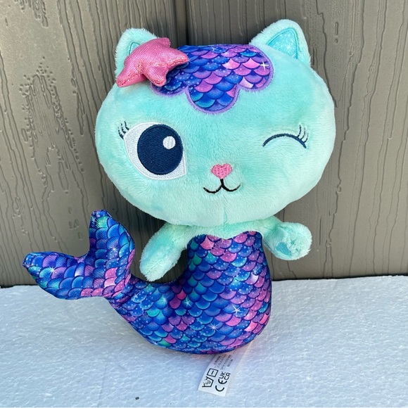 Dreamworks | Toys | Gabbys Dollhouse Mercat Purrific Plush Blue Purple ...